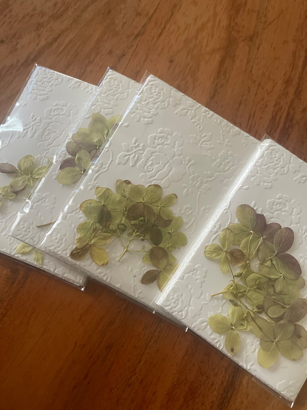 Embossed White Paper Sheets, Handmade Cardmaking Supplies, Set of 10 - Etsy