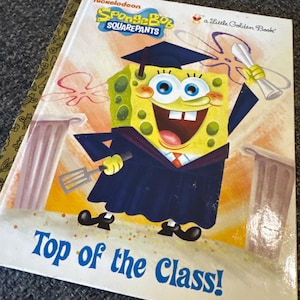 Spongebob Top of the Class (little Golden Book) 2011 - Etsy