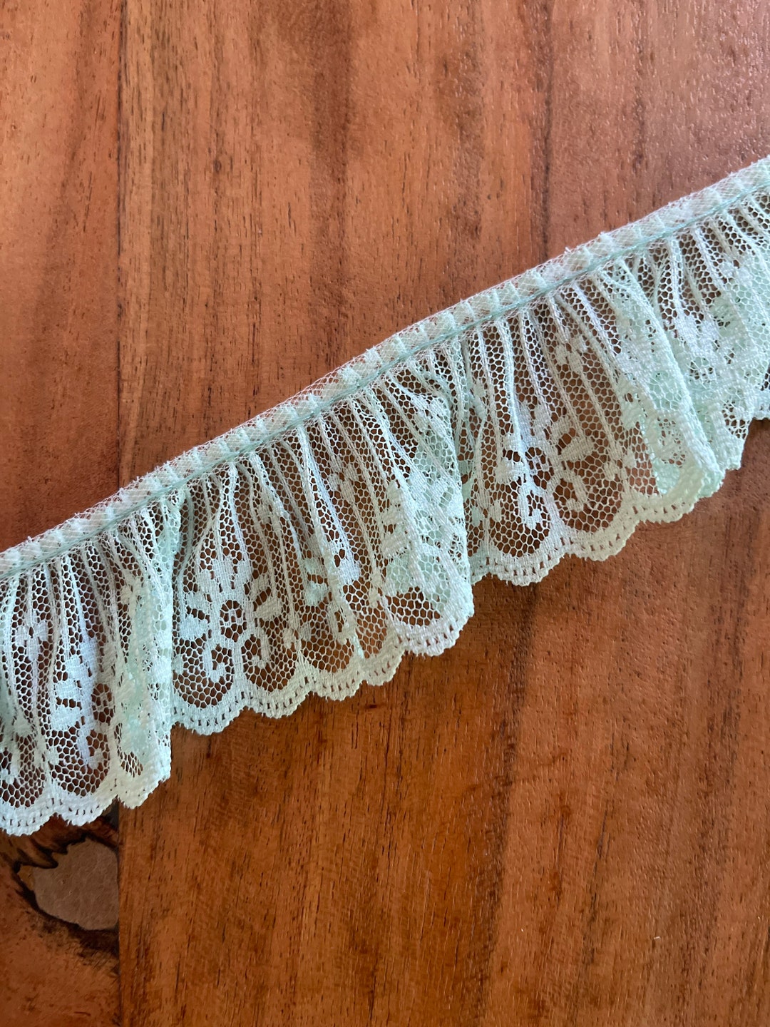 Vintage Light Teal Lace Trim 710 - Etsy