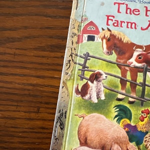 The Happy Farm Animals A Little Golden Book 1950 - Etsy