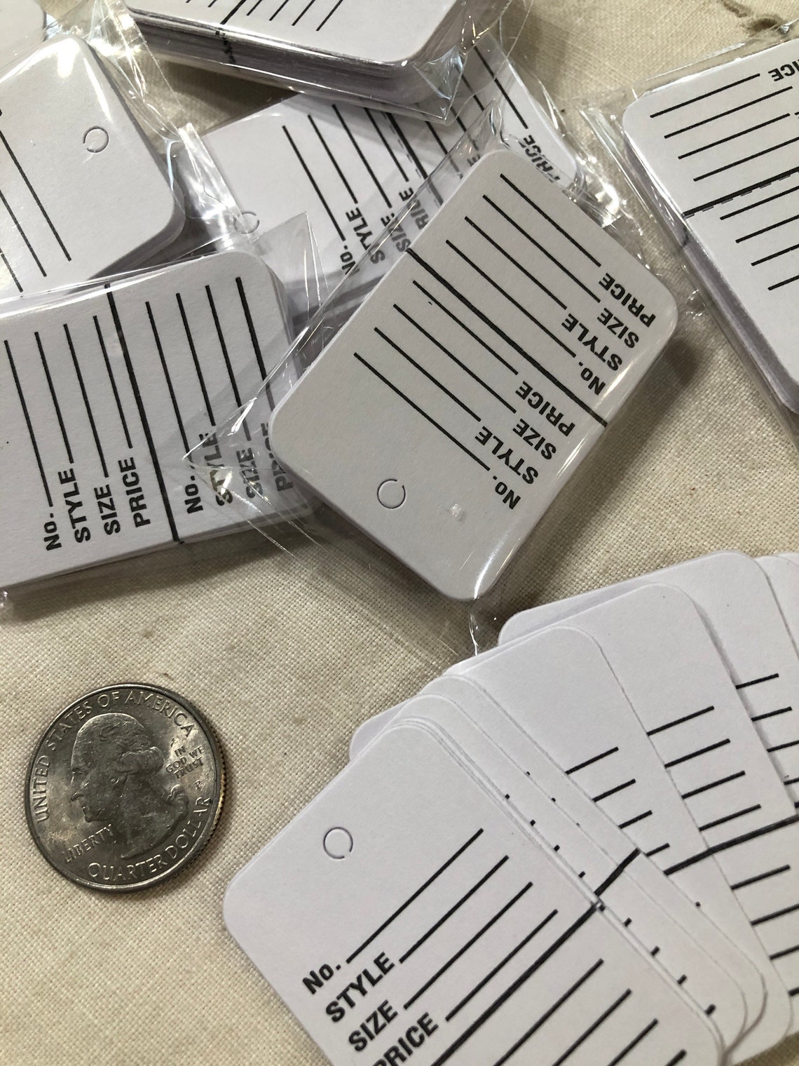 20 Small Garment Price Tags for Your Junk Journals - Etsy