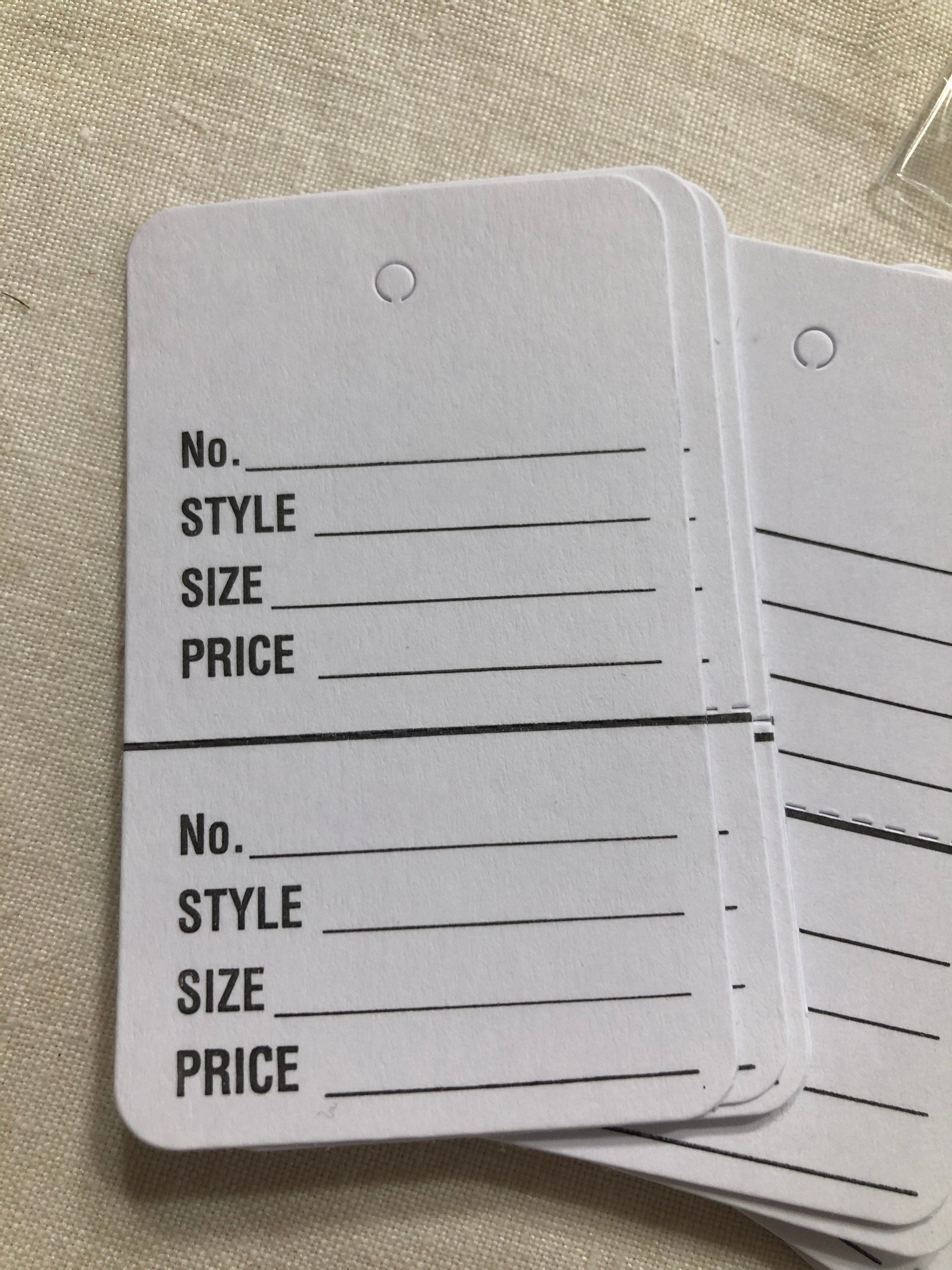 20 garment price tags for your junk journals | Etsy