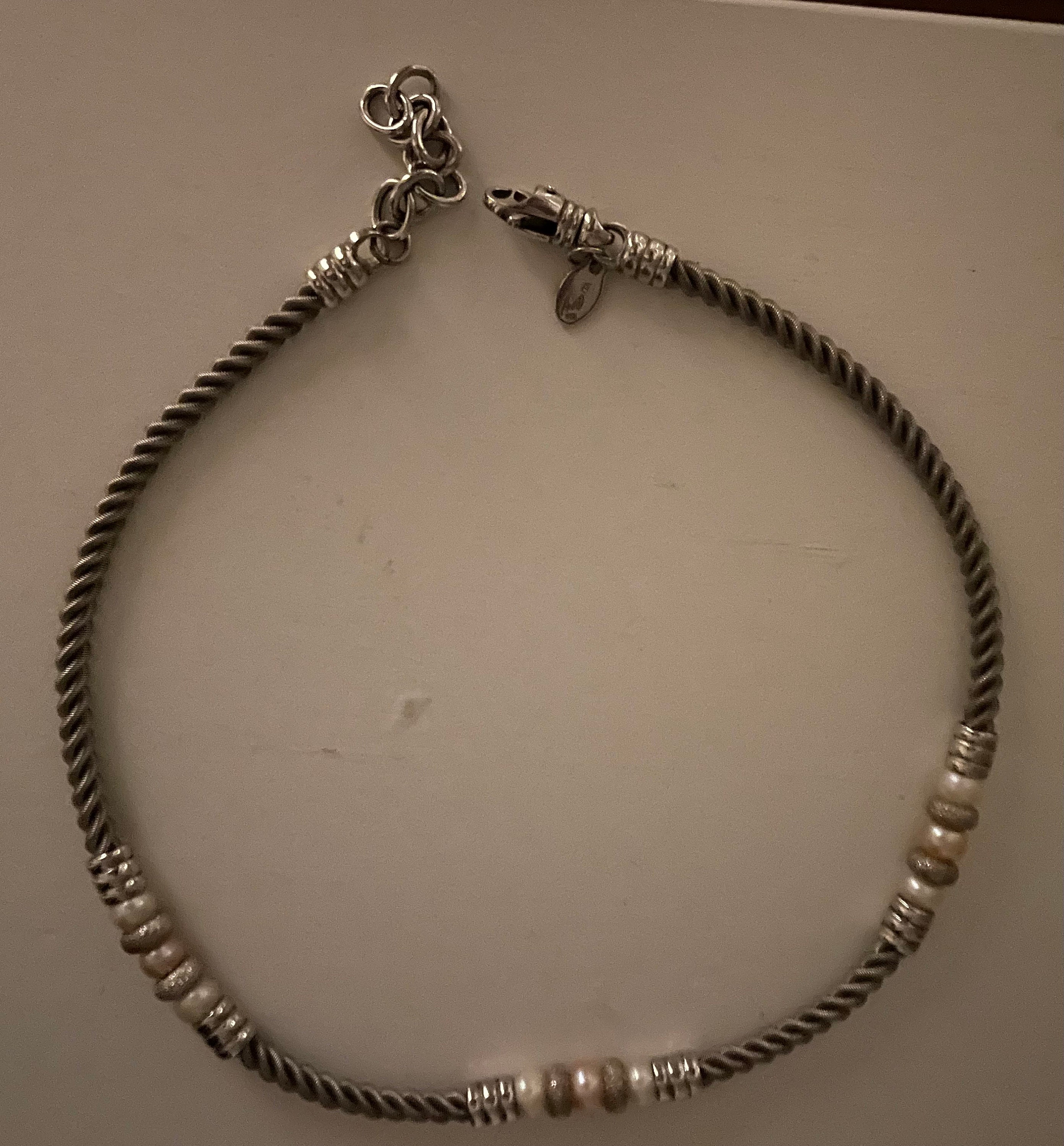 Signed Frederic Duclos Sterling Necklace...french Contemporary Jewelry ...