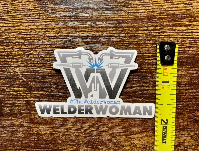 Welder Sticker Welder Vinyl Sticker Woman Welder Vinyl - Etsy