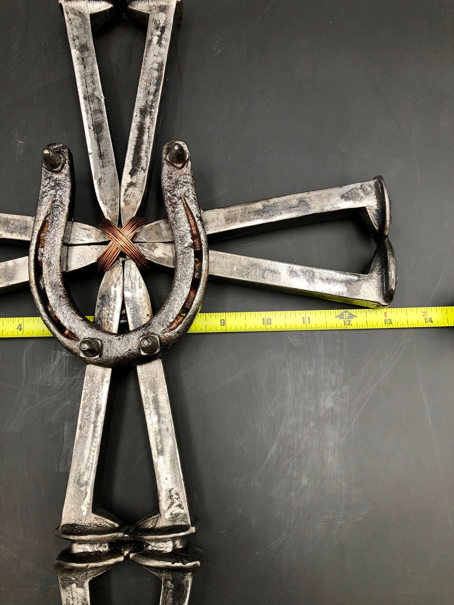 Rustic Cross Railroad Spike Cross Metal Cross - Etsy