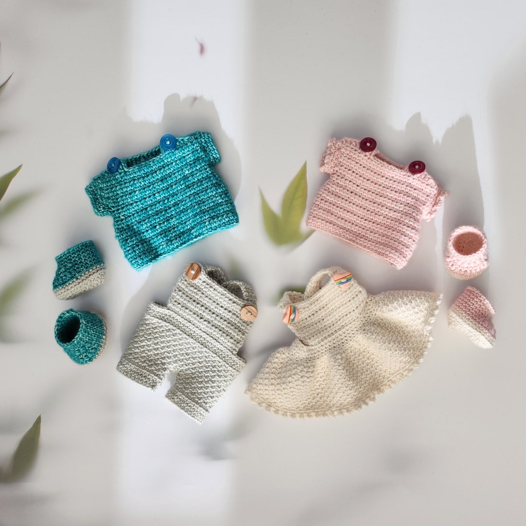Dutch Crochet Doll Clothes Pattern: Happy Playdate Toddler Clothes ...