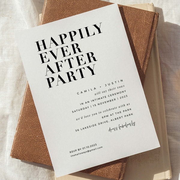 The Night After Invitations - Etsy