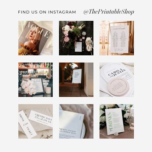 Menu With Guest Name, Menu Place Card, Minimalist Wedding Menu ...