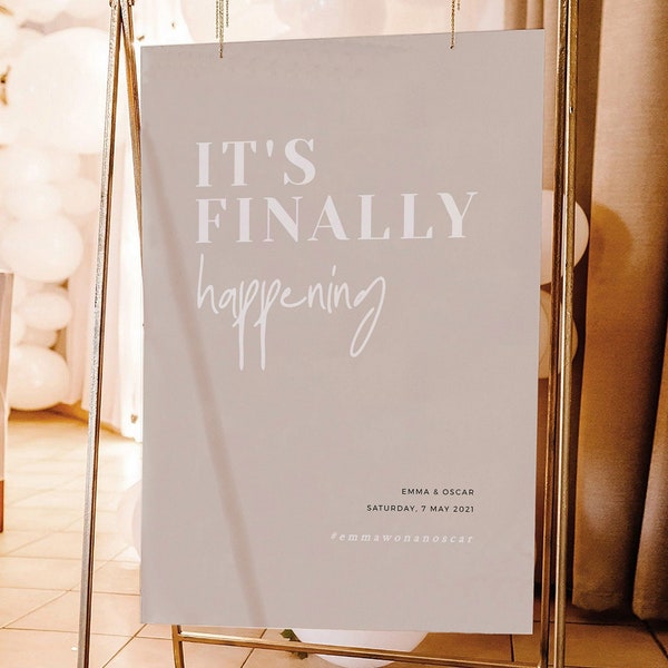 Finally Wedding Sign - Etsy