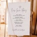 Menu With Guest Name, Menu Place Card, Minimalist Wedding Menu ...
