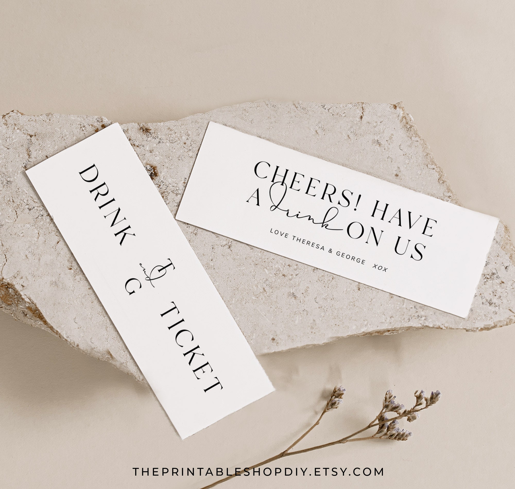 Wedding Drink Tokens Printable Drink Tickets Wedding Bar - Etsy Australia