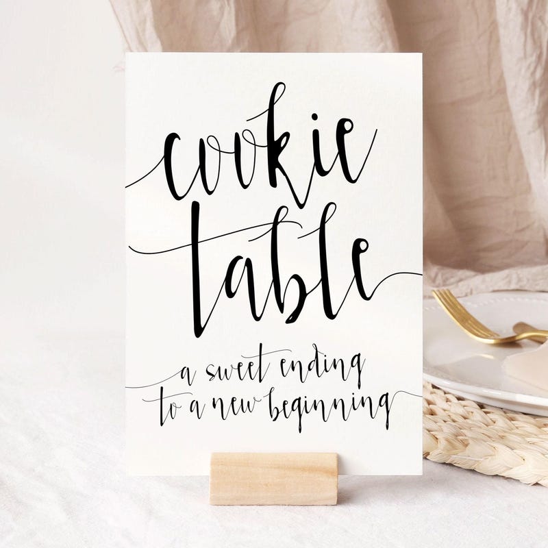 Wedding Cookie Table - Etsy