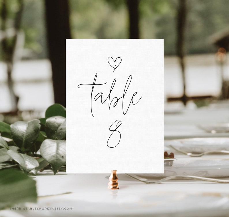 Boho Table Numbers Numbers for Tables Wedding Table Numbers - Etsy