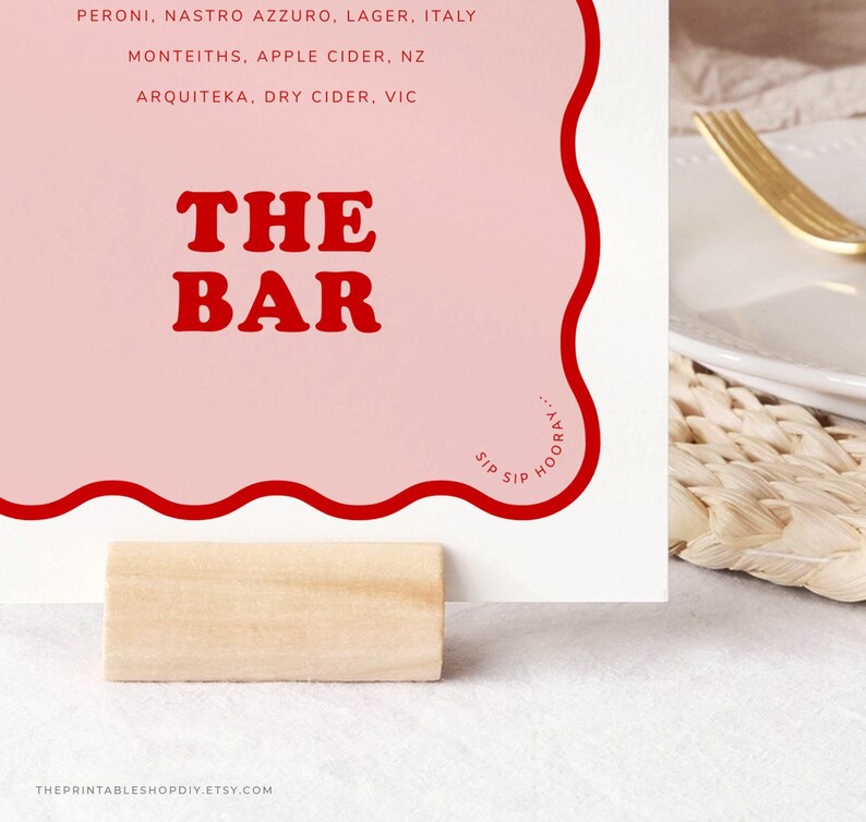 Printable Wedding Bar Sign Download, Fun Wedding Signs, Wedding Day ...