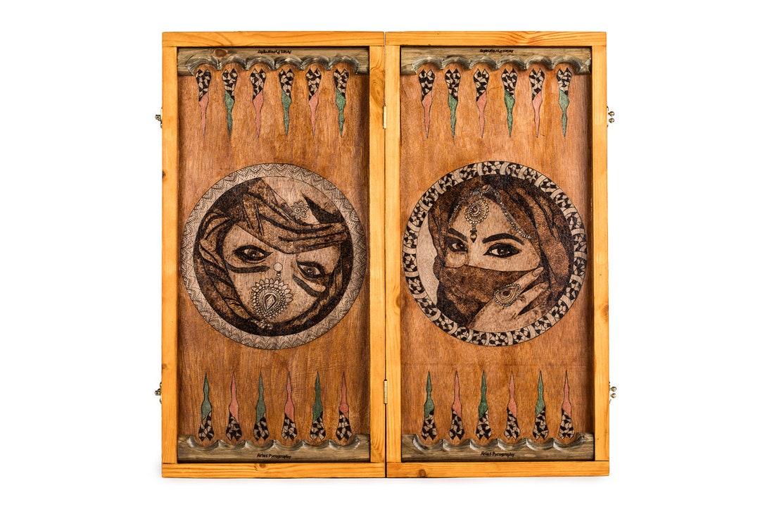 Backgammon Eastern Collectible. Handmade. - Etsy