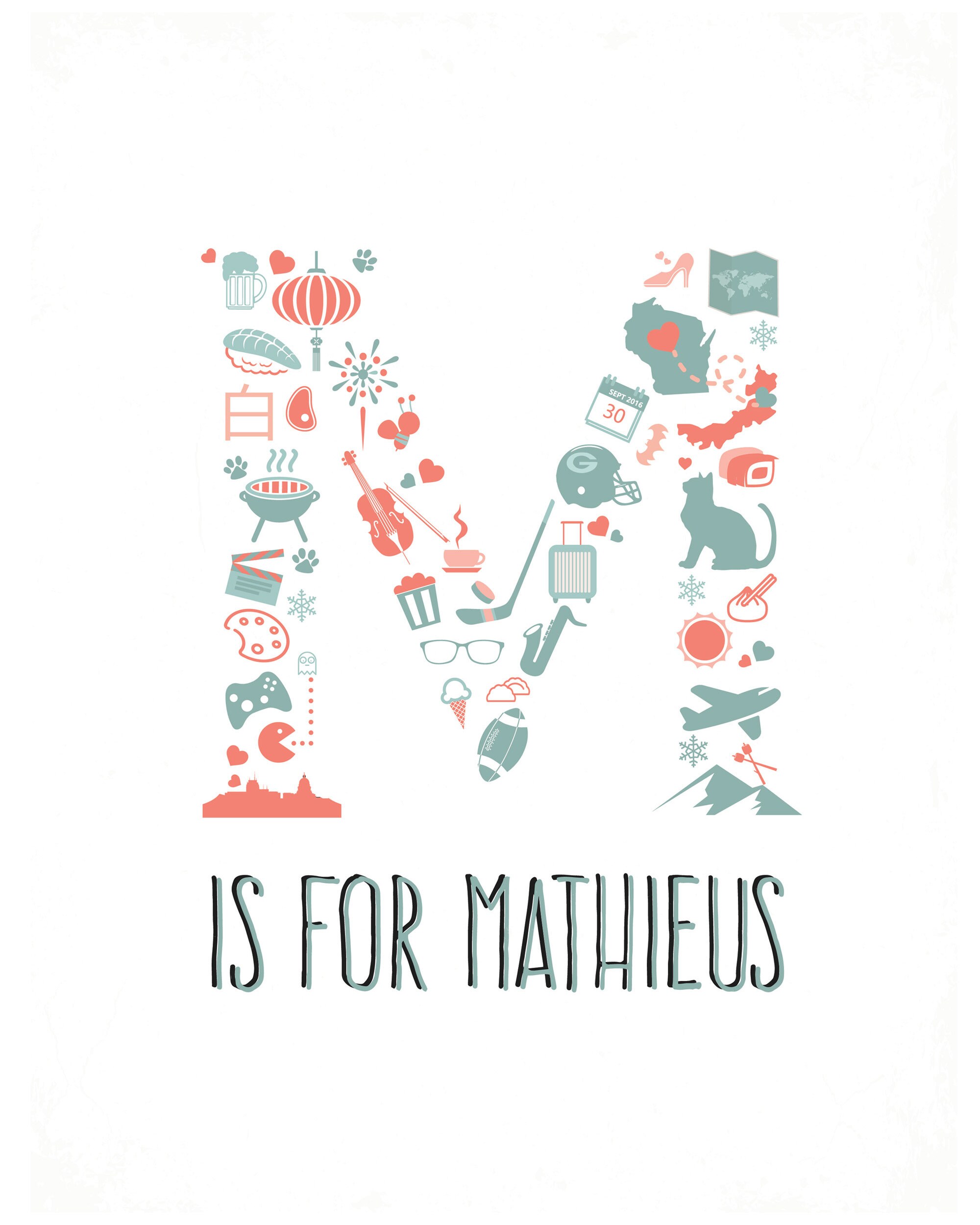 Custom Family Name Art Custom Family Name Illustration - Etsy UK