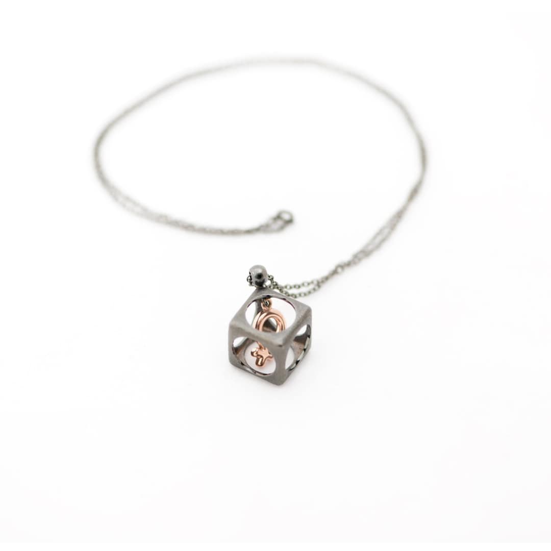 Female Symbol Necklace, Luxury Silver Pendant, Woman Symbol Pendant ...