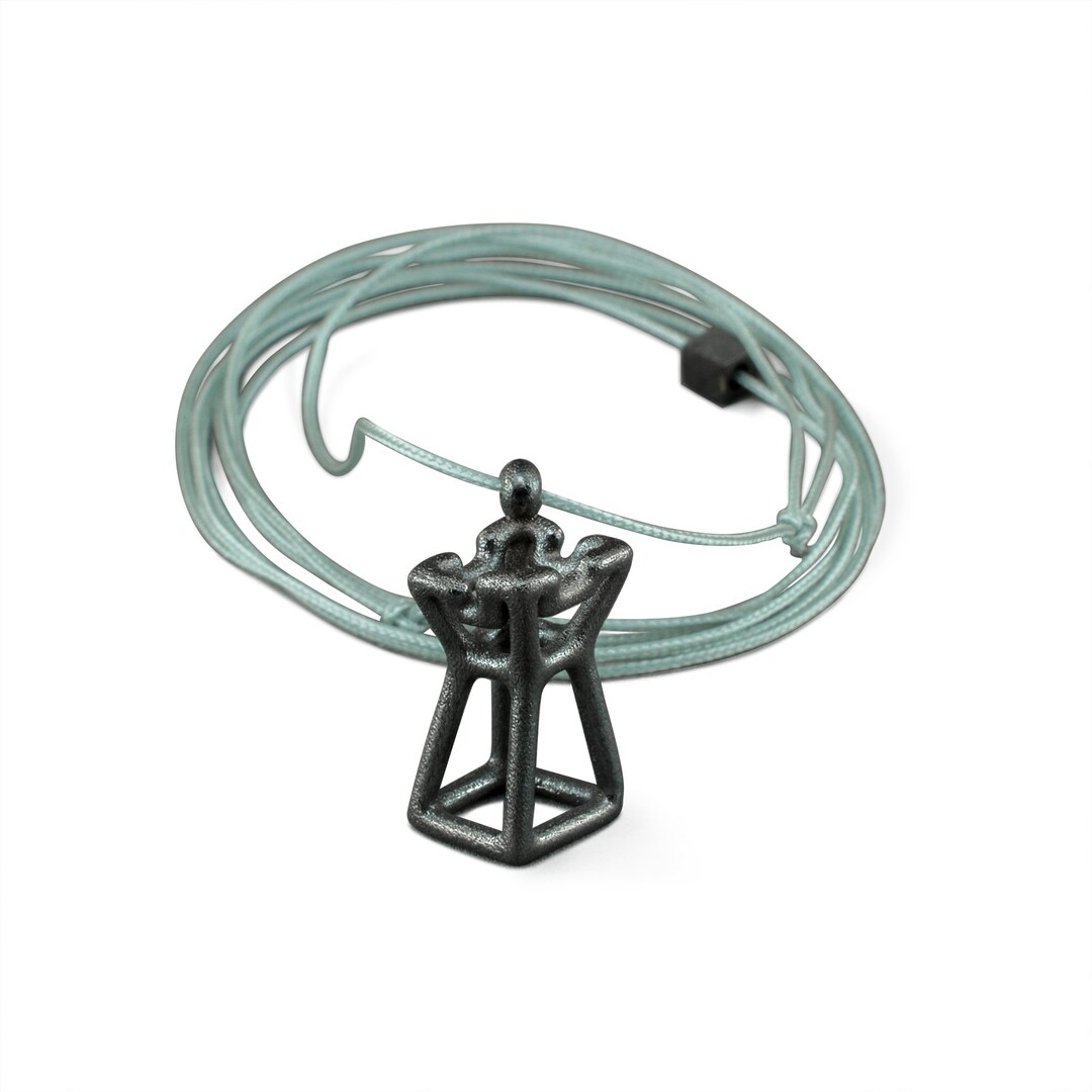 Checkmate Pendant, Silver Pendant, Gift for Her, Jewelry Design, 3d ...