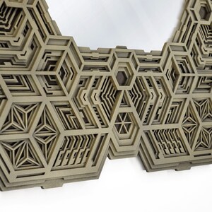 Bohemian Mirror, Contemporary Mirror, Mirror Wall Decor Modern, Hippie ...