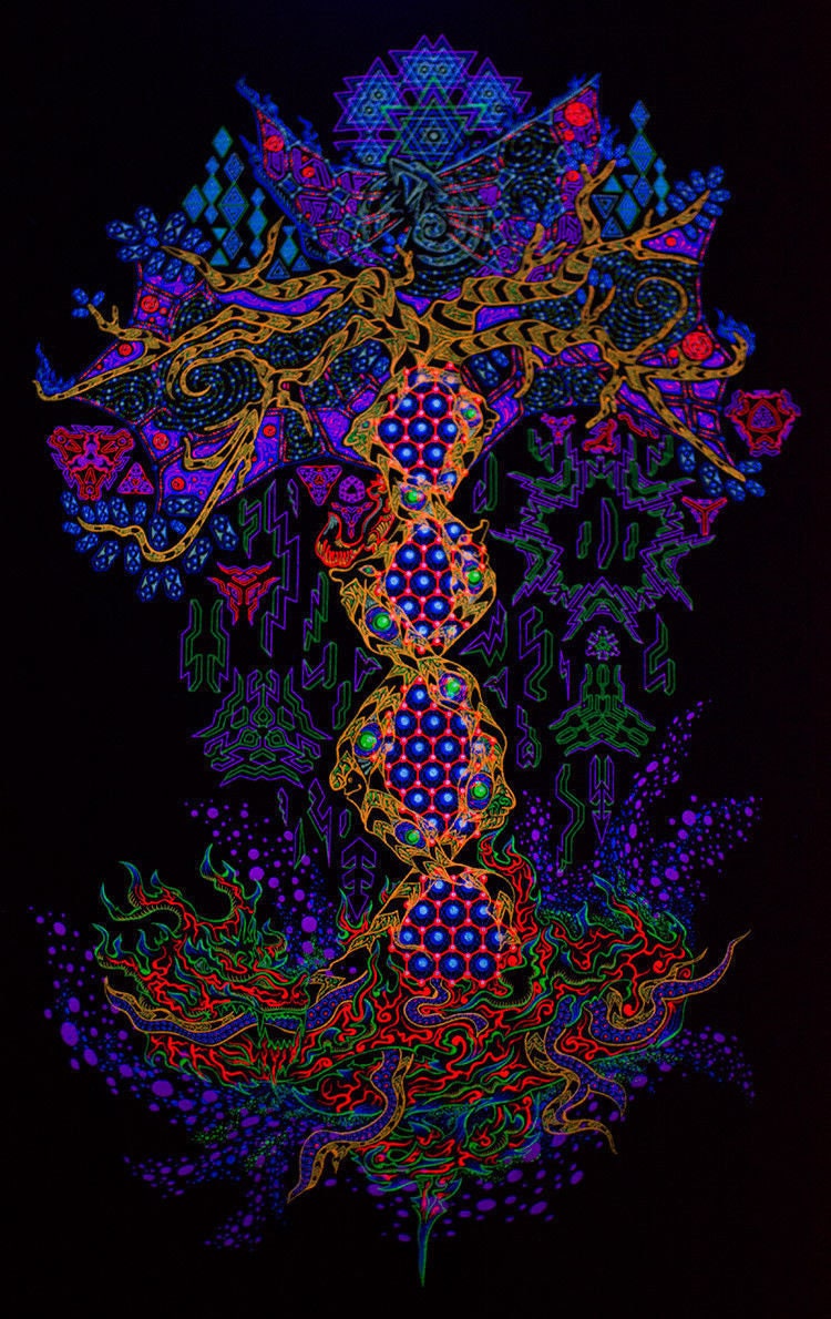 Trippy Tree Background