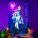 Acid Backdrop, Blacklight Tapestry, Magic UV Backdrop, Meditation Art ...