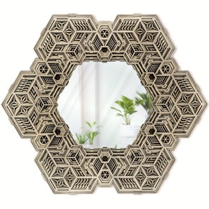 Bohemian Mirror, Contemporary Mirror, Mirror Wall Decor Modern, Hippie ...