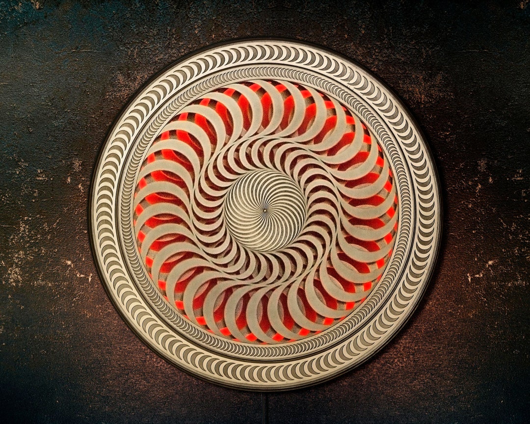 Kinetic Sculpture, Kinetic Mandala Artwork, Wooden Kinetic Art, Kinetic ...