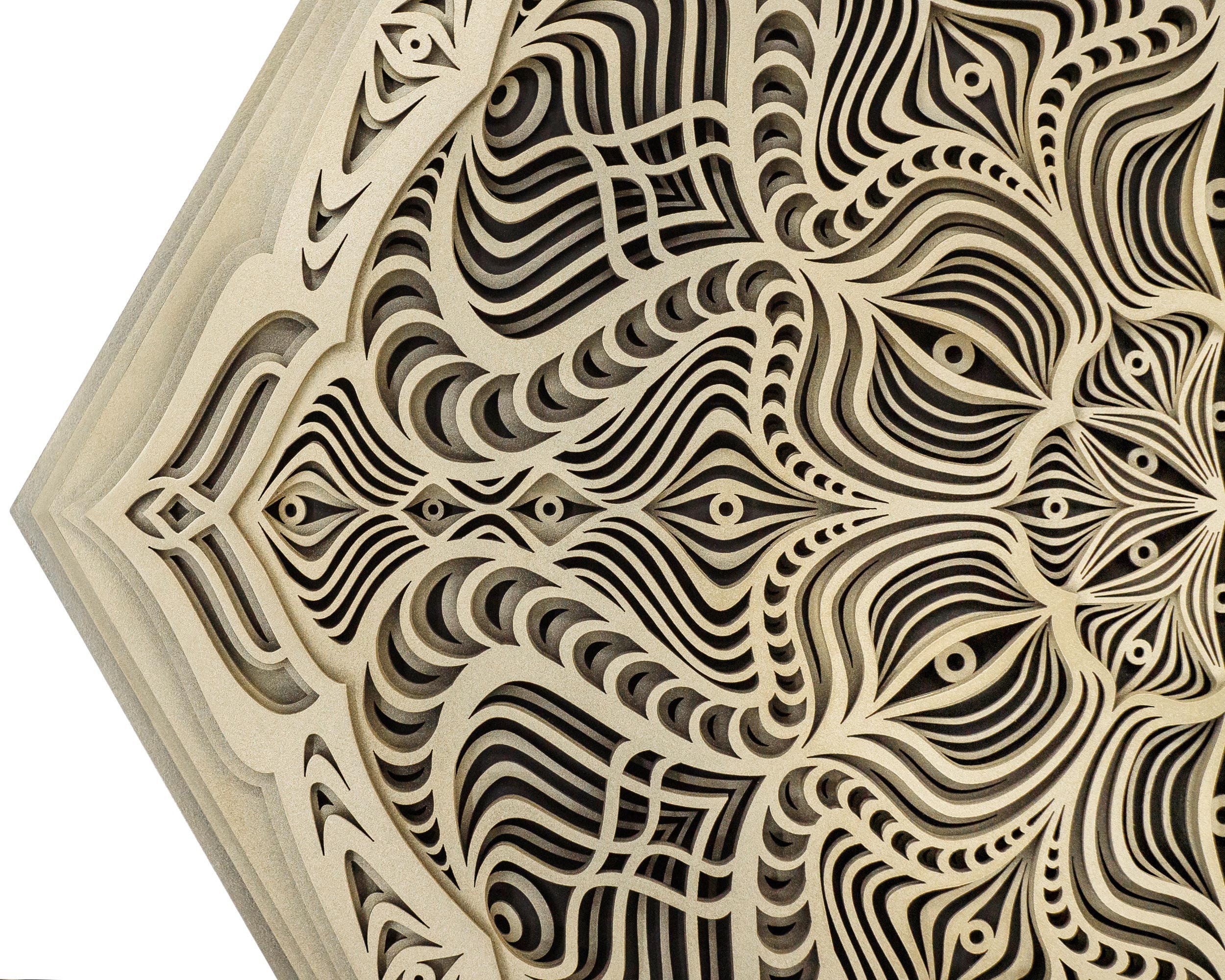 Mandala Wall Decor Wooden Mandala Wall Art Bohemian Room | Etsy