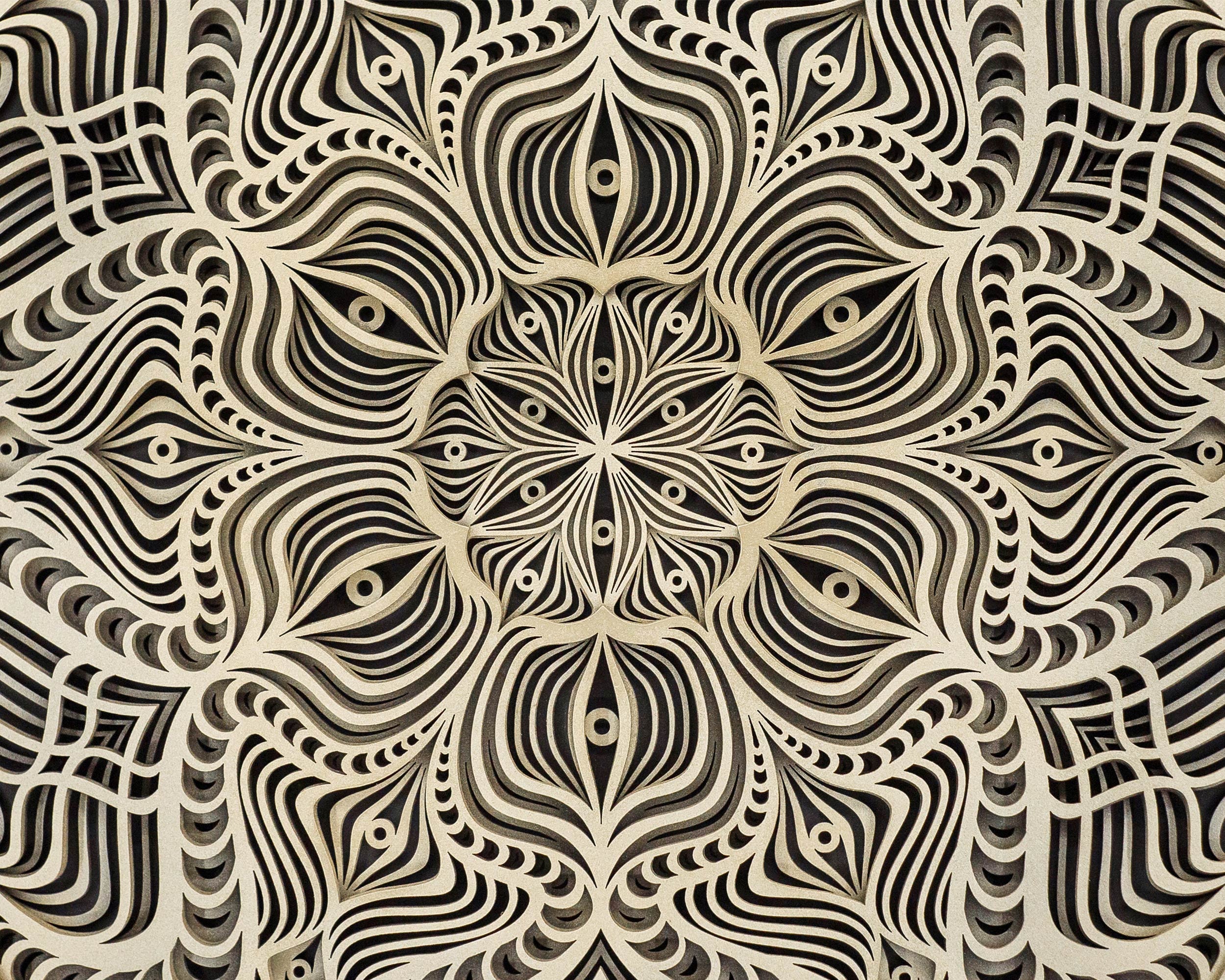 Mandala Wall Decor Wooden Mandala Wall Art Bohemian Room | Etsy