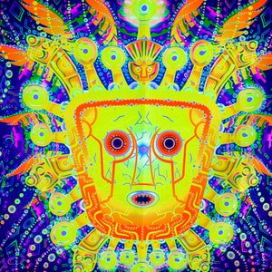 Psychedelic Tapestry, UV Wall Hanging, Trippy Wall Art, Trippy Tapestry ...