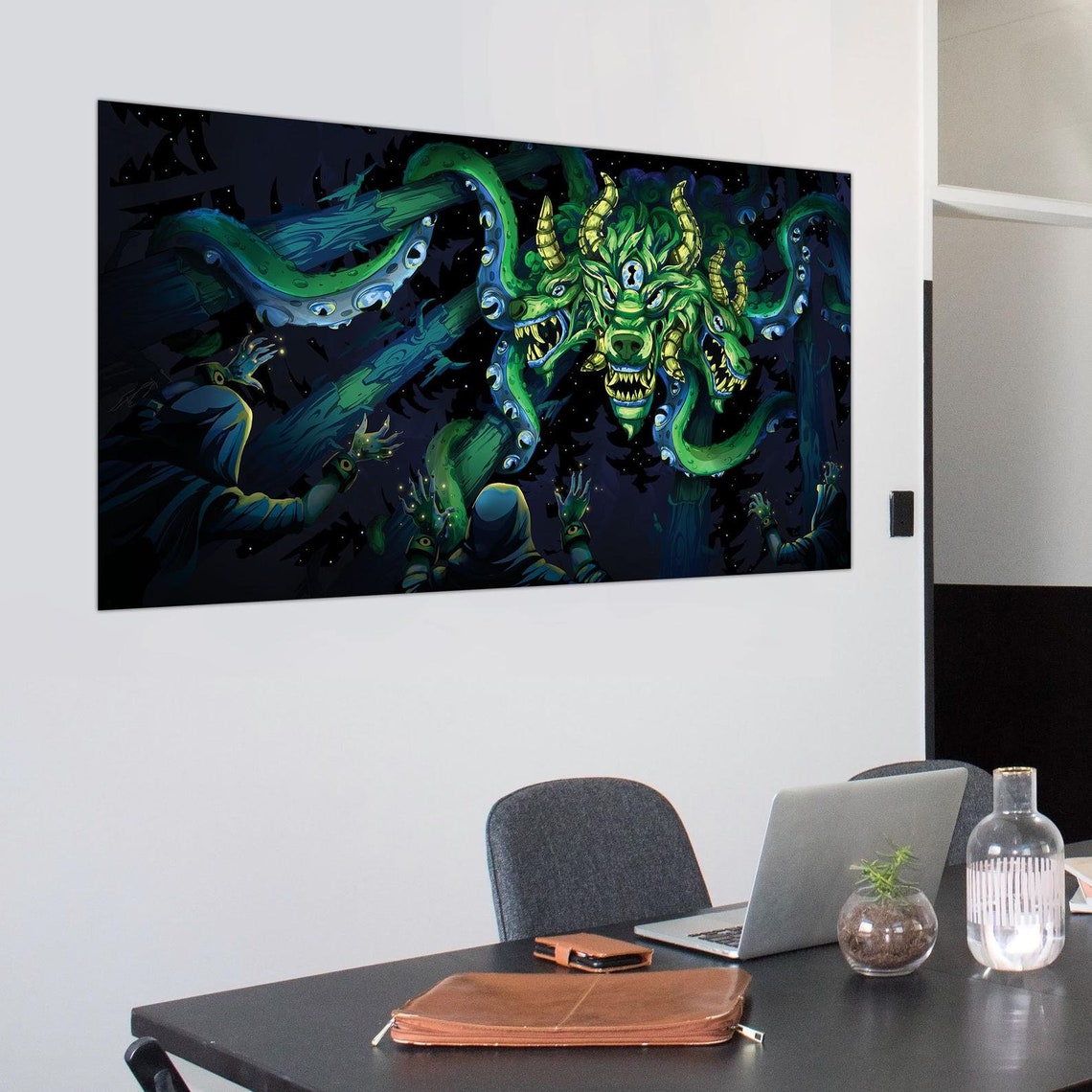 Psychedelic Backdrop Trippy UV Tapestry UV Reactive Wall | Etsy