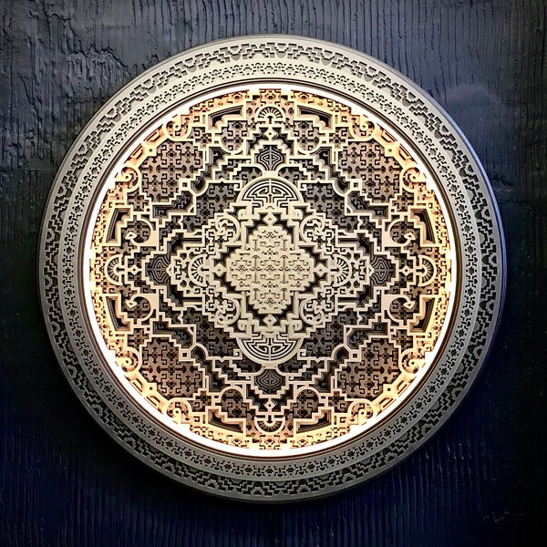 Mandala Wood Art - Etsy