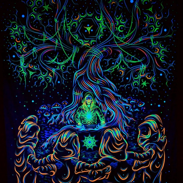 Fluorescent Blacklight Posters - Etsy