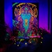 Esoteric Art Backdrop, Kali Tapestry, Spiritual Backdrop, Fractal Wall ...