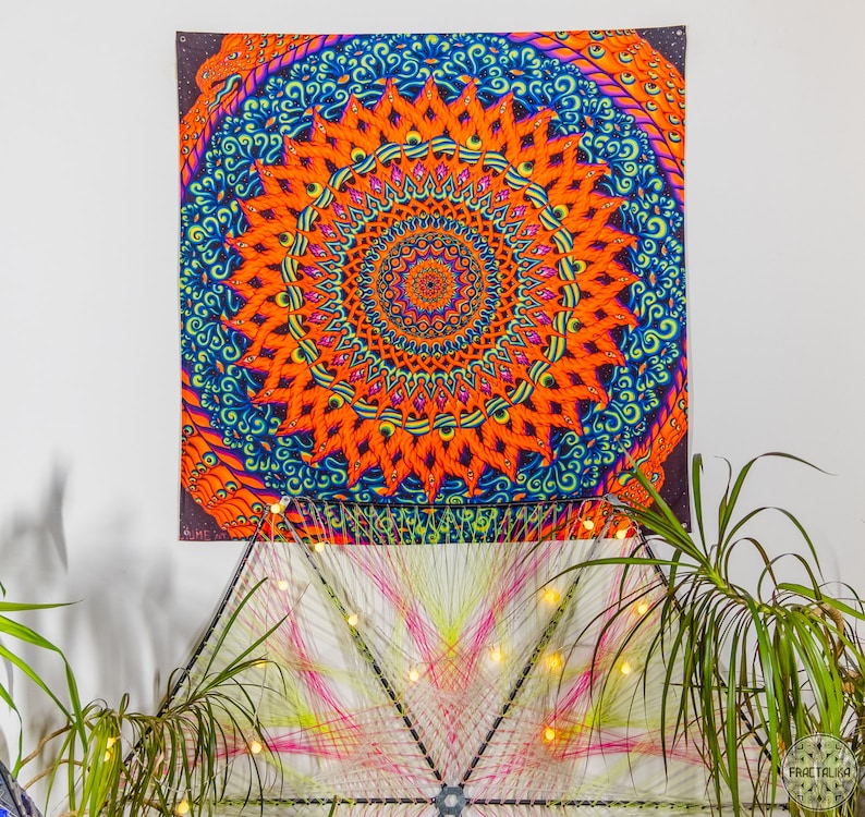 Fractal Mandala, Esoteric Mandala Art, Surreal Picture, Unusual Wall ...