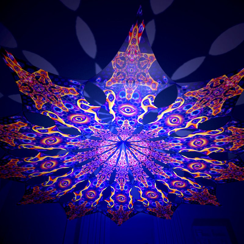 Psychedelic Canopy - Etsy
