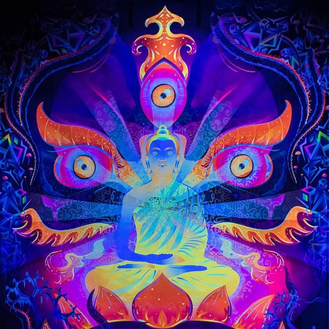 Psychedelic Buddha Art