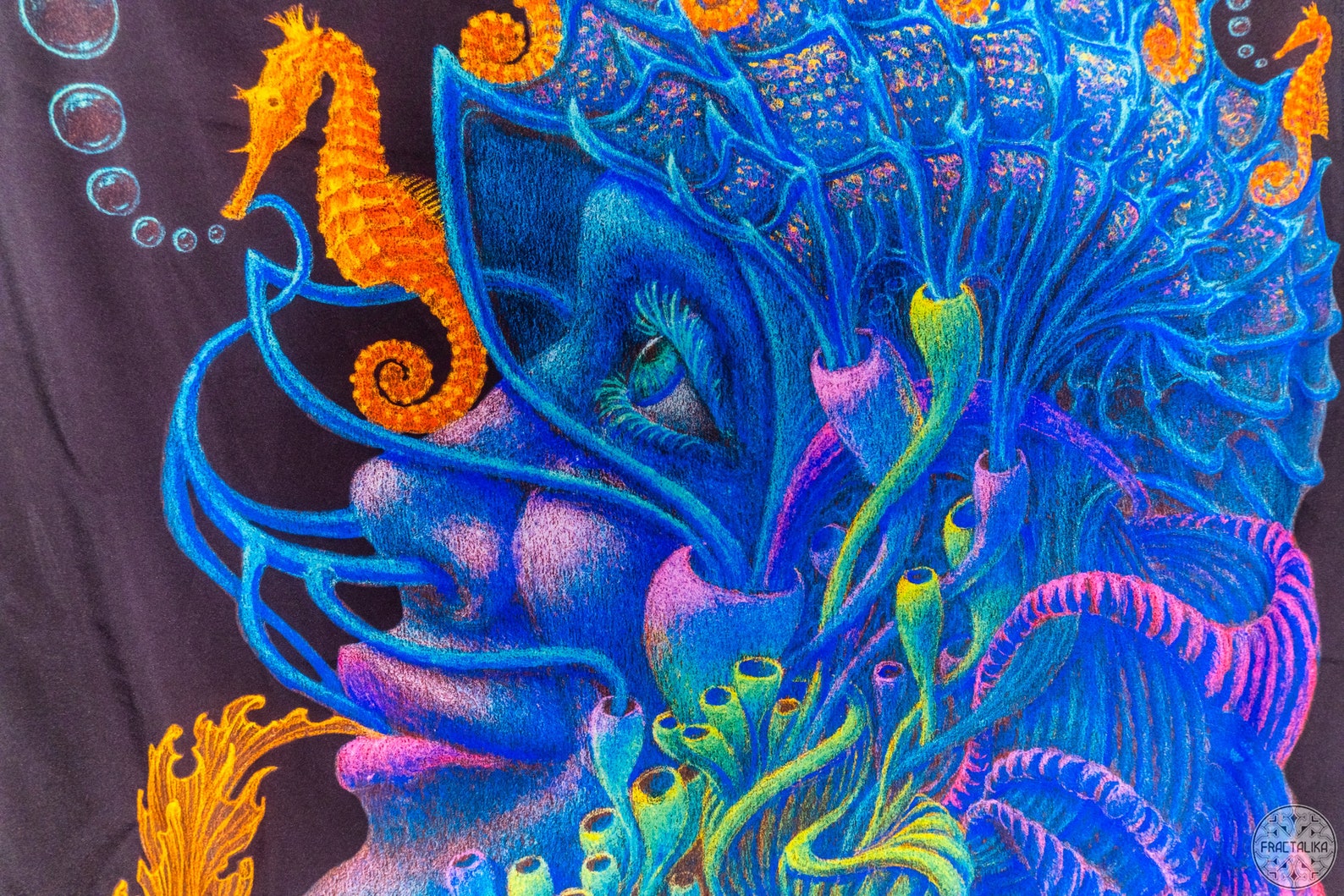 Spiritual Tapestry, Psychedelic Art Print, Magic Animal Tapestry ...
