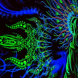 Yoga Home Deco, Meditation Art Tapestry, Spiritual Wall Painting ...