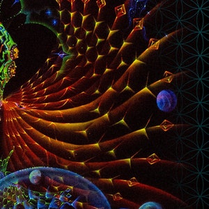 Mystical Art Esoteric Tapestry Spiritual Gobelin Unique | Etsy