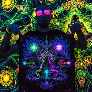 Yoga Home Deco, Meditation Art Tapestry, Spiritual Wall Painting ...