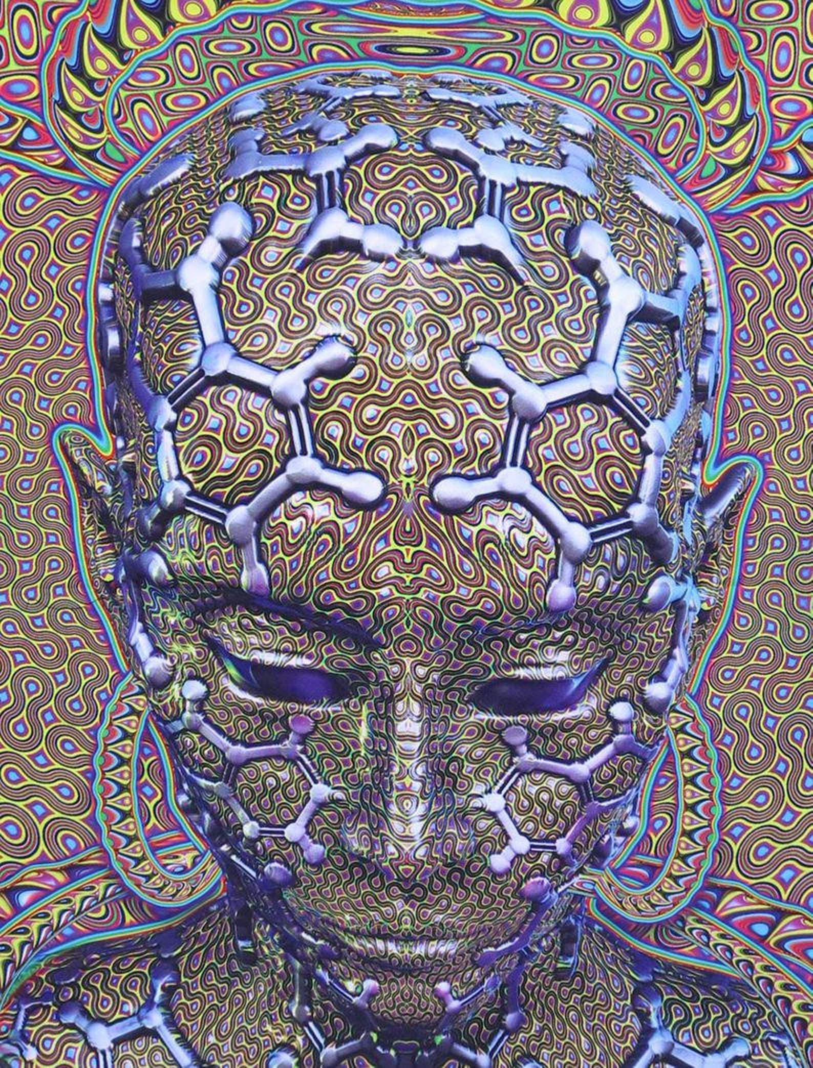 Trippy Tapestry Psychedelic Spiritual Luminokaya Psyart Nature - Etsy