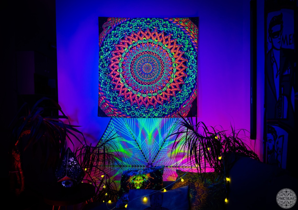 Fractal Mandala, Esoteric Mandala Art, Surreal Picture, Unusual Wall ...