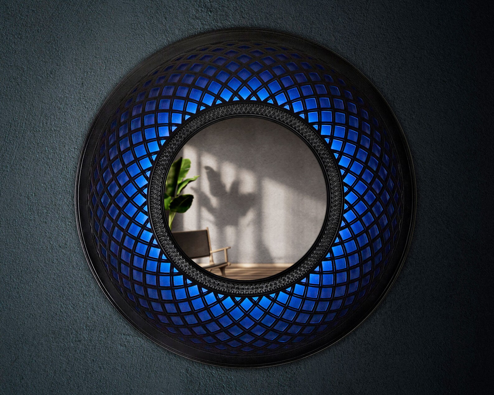 Bohemian Wall Deco, Mandala Mirror, Contemporary Mirror, Mirror Wall ...