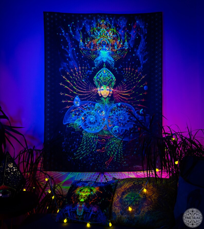 Mystical Art, Esoteric Tapestry, Spiritual Gobelin, Unique Gift ...