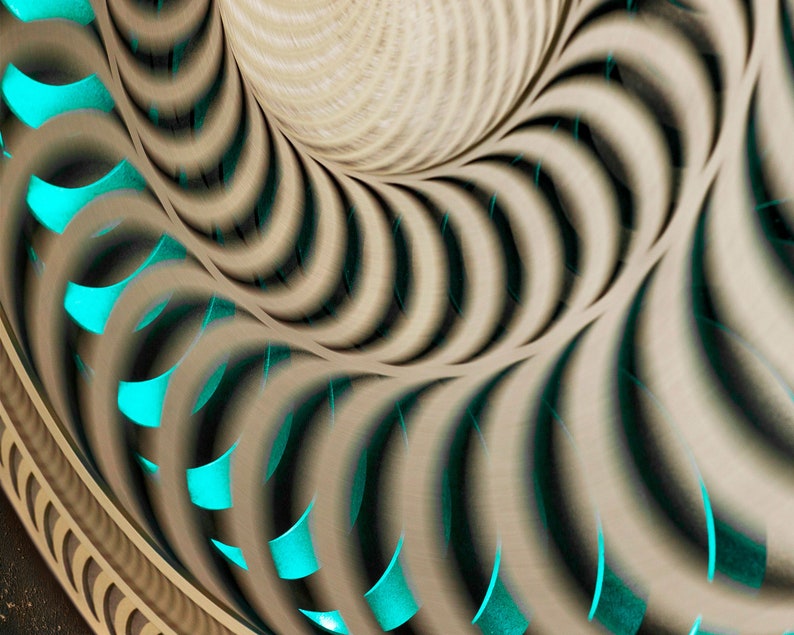 Kinetic Sculpture Kinetic Mandala Artwork Wooden Kinetic - Etsy