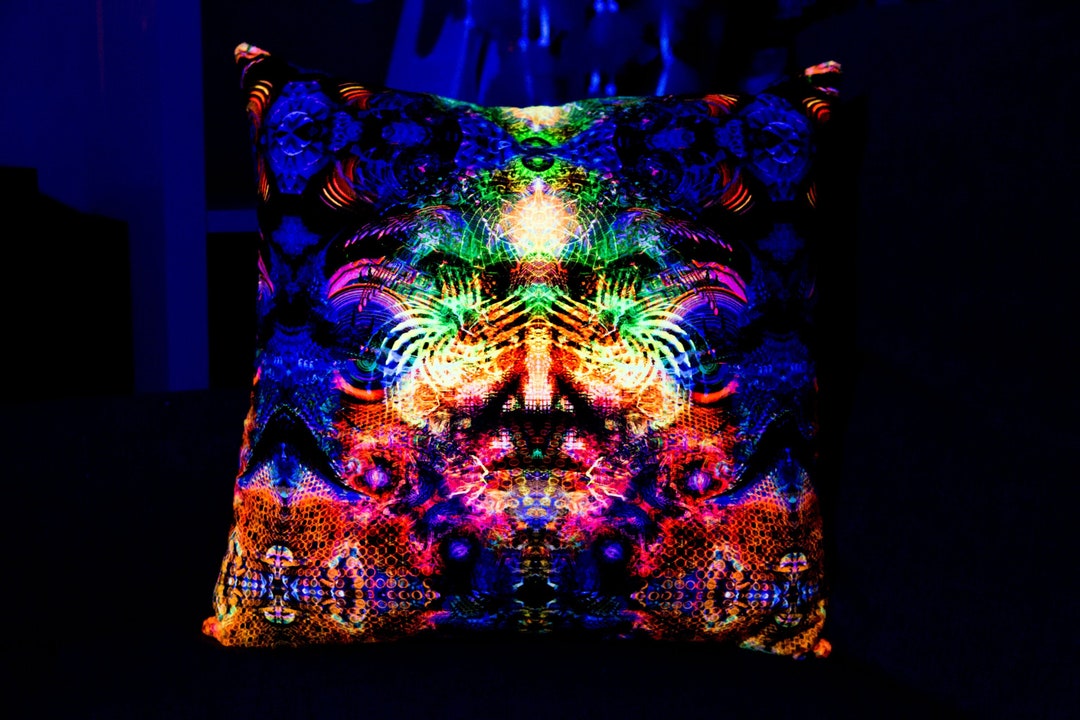 Hippie Pillow, Trippy Pillow, Psychedelic Cushion, Trippy Cushion ...