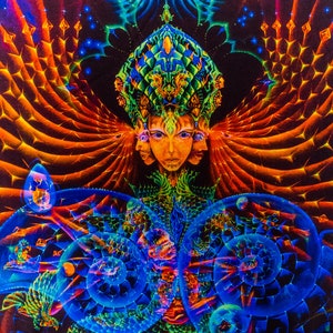 Mystical Art, Esoteric Tapestry, Spiritual Gobelin, Unique Gift ...