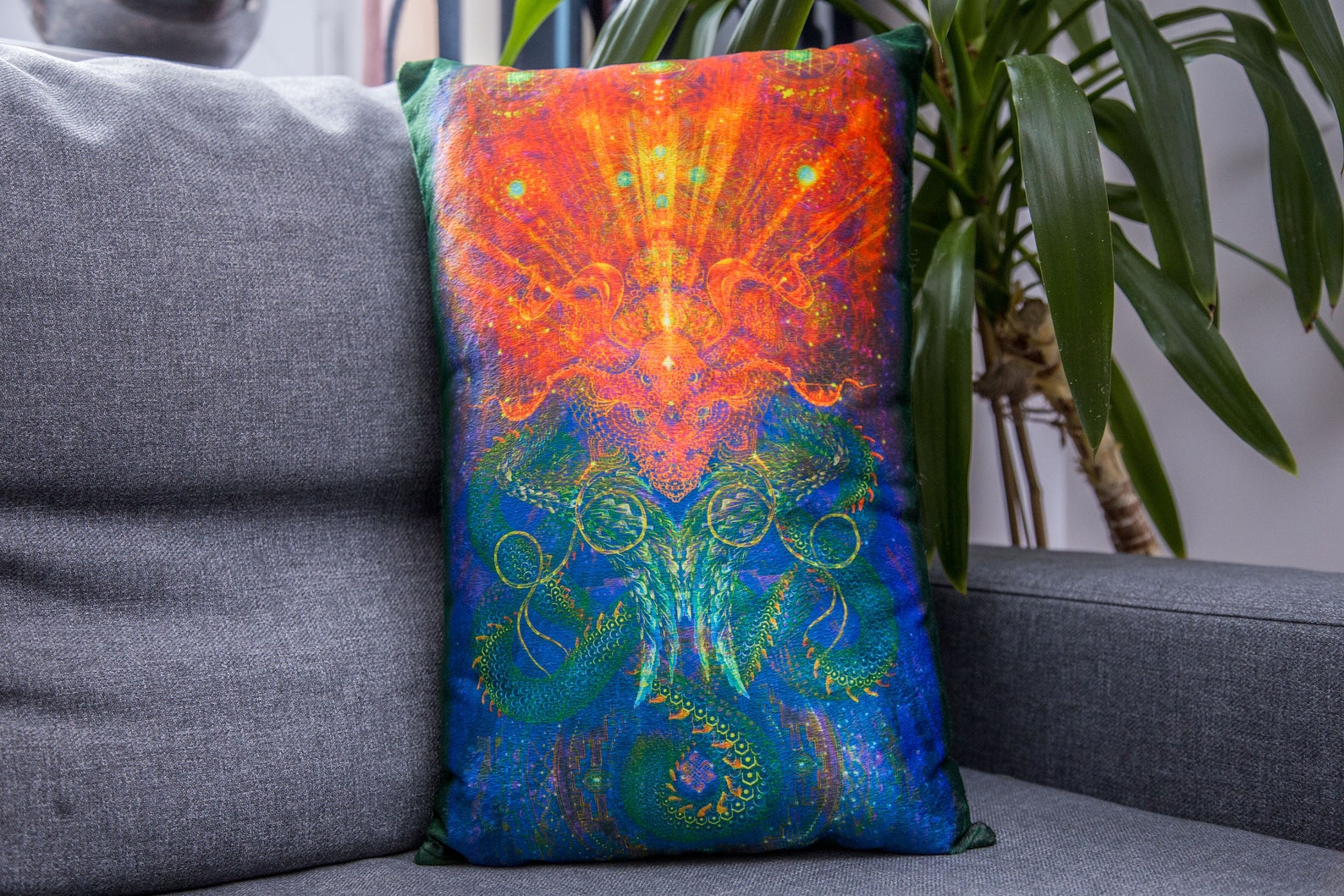 Ethnic Pillow Throw Pillow UV Pillow Mandala Pillow | Etsy