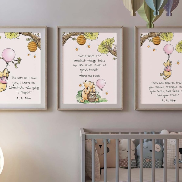 Winnie the Pooh Wall Decal - Etsy